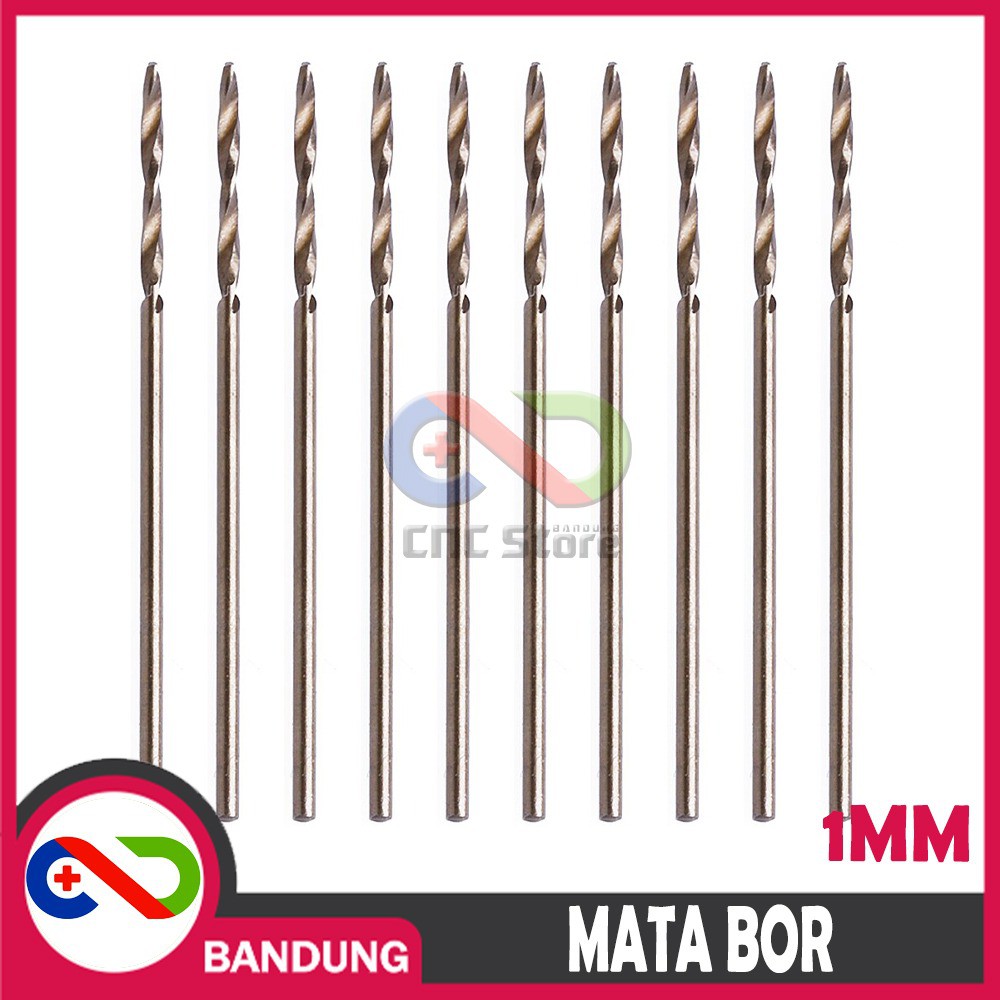 Jual 5PCS MATA BOR BESI HSS 1MM | Shopee Indonesia