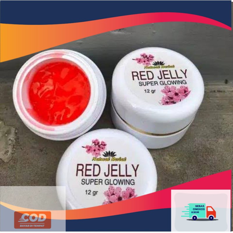 Jual JELLY MERAH - CREAM GELL GLOWING RED murah banget 15 gram | Shopee ...