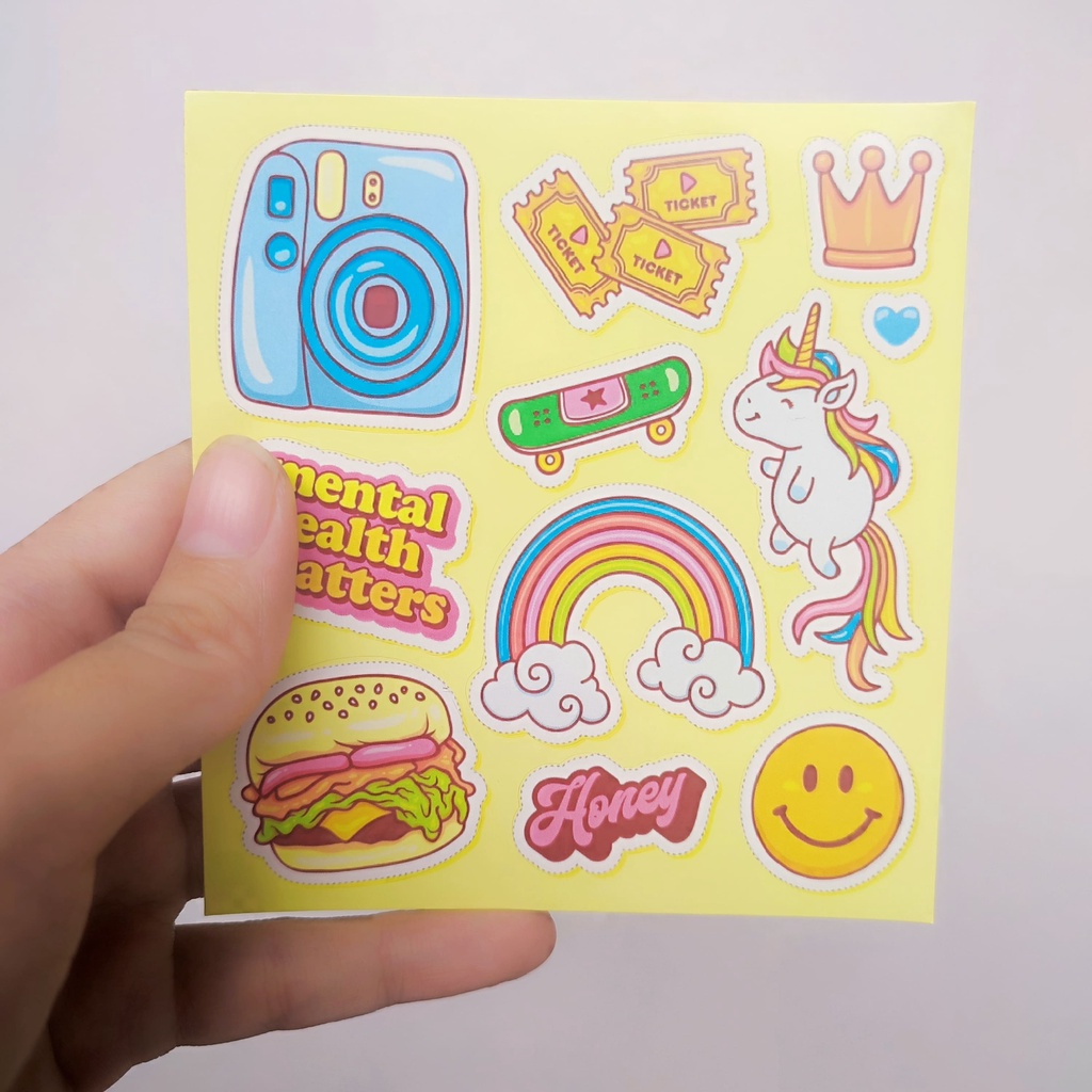 Jual STIKER AESTHETIC DODLE STIKER CASE HP AESTHETIC TUMBLR STIKER ...