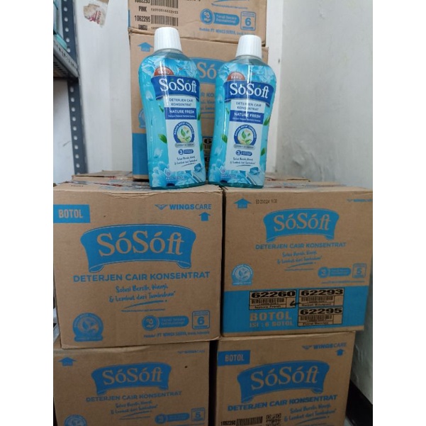 Jual SoSoft detergen cair 700ml | Shopee Indonesia
