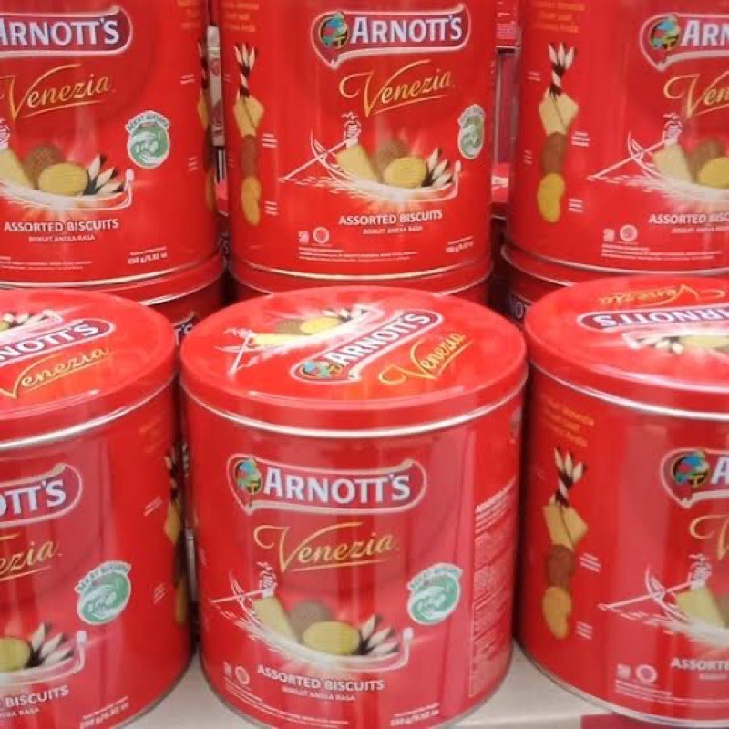 Jual Venezia Arnotts Kaleng 250 gram | Shopee Indonesia