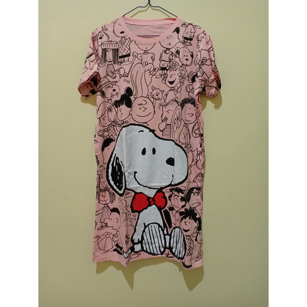 Jual Dress Snoopy Full Print | Shopee Indonesia