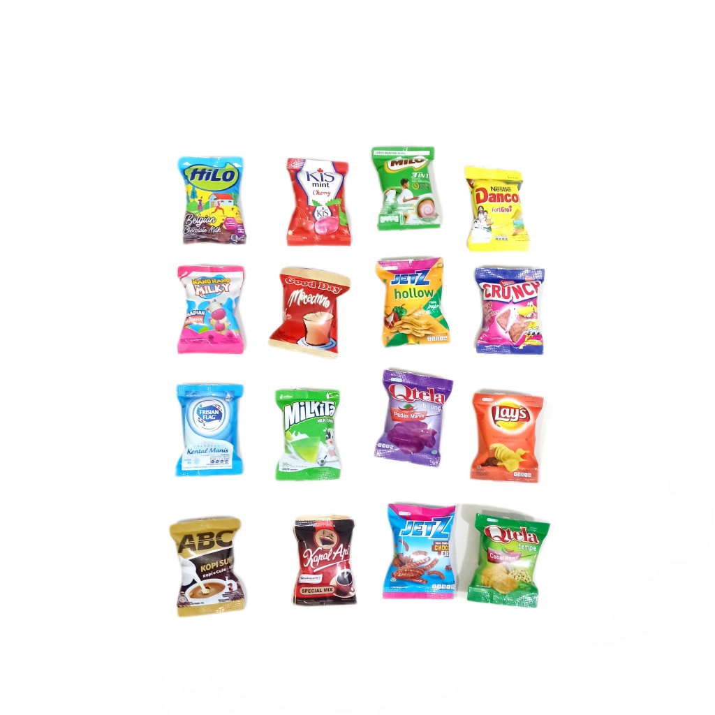 Jual Magnet Kulkas Miniatur Snack Mie Instant Indomie Kopi Permen ...