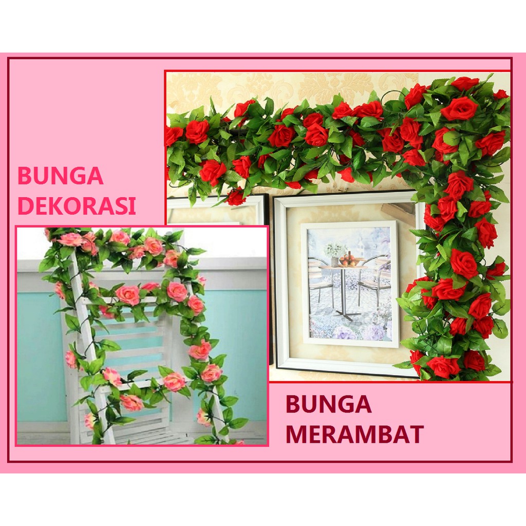 Jual BUNGA MERAMBAT 2.4M /BUNGA DEKORASI/ TANAMAN ARTIFISIAL | Shopee ...