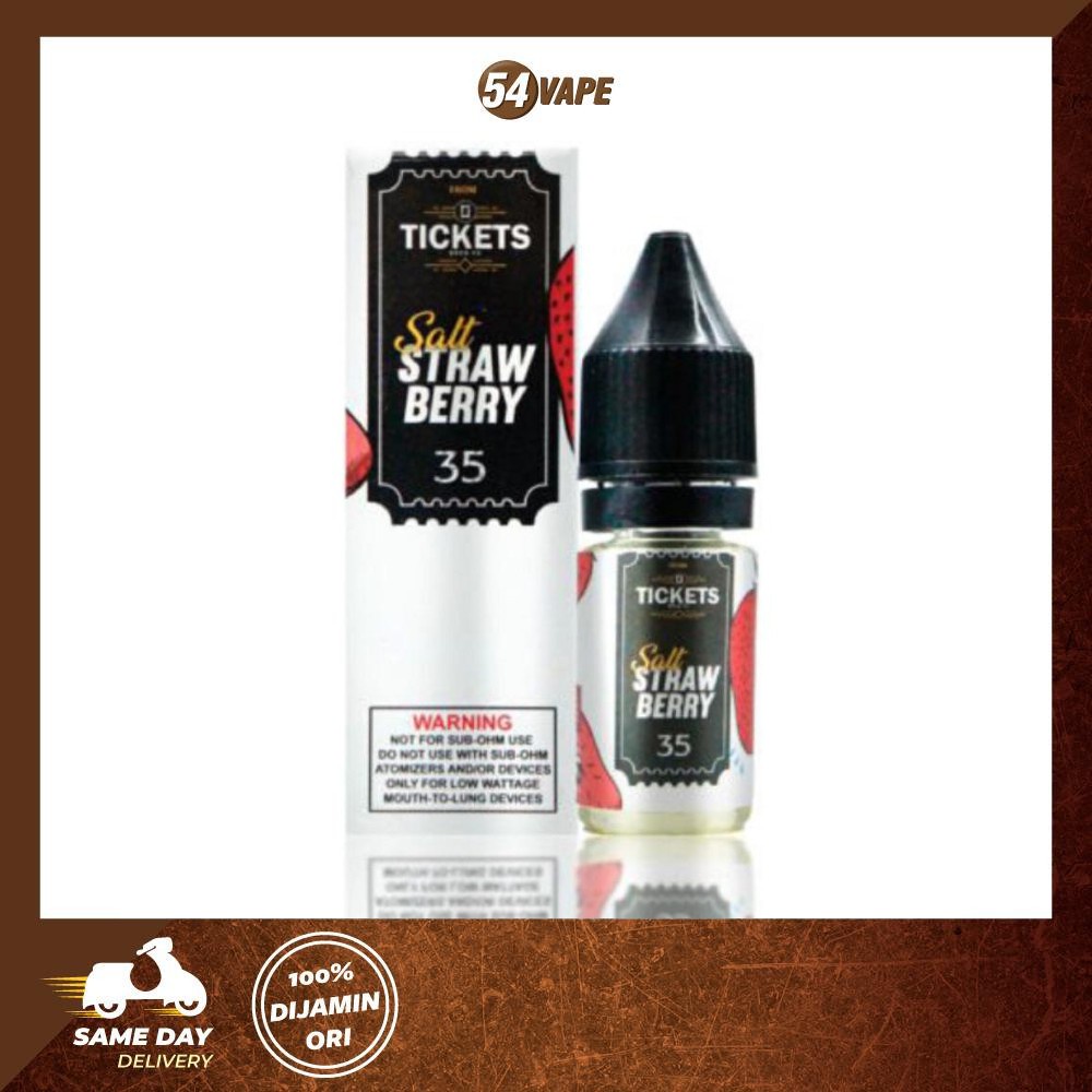 Jual TICKETS STRAWBERRY SALT 15ML | Shopee Indonesia