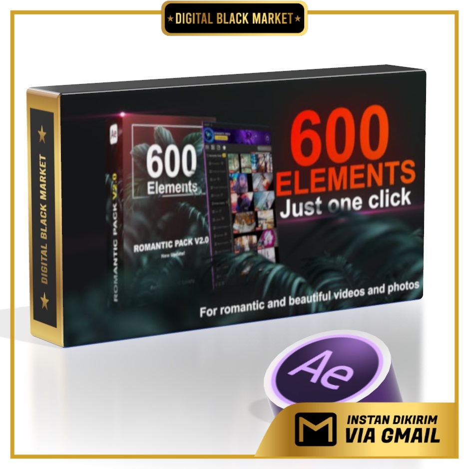 Jual Atomx Romantic Pack V2 - After Effects Extension | Shopee Indonesia