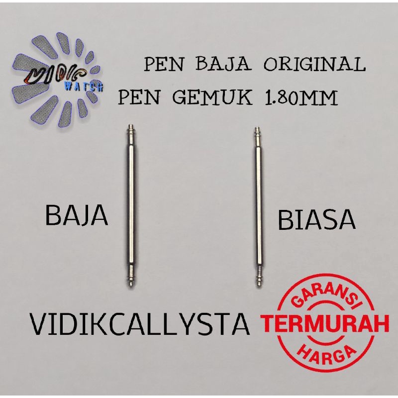 Jual PEN PIN BESI STRAP JAM TANGAN PEN GEMUK BAJA / SPRING BARS BAR ...