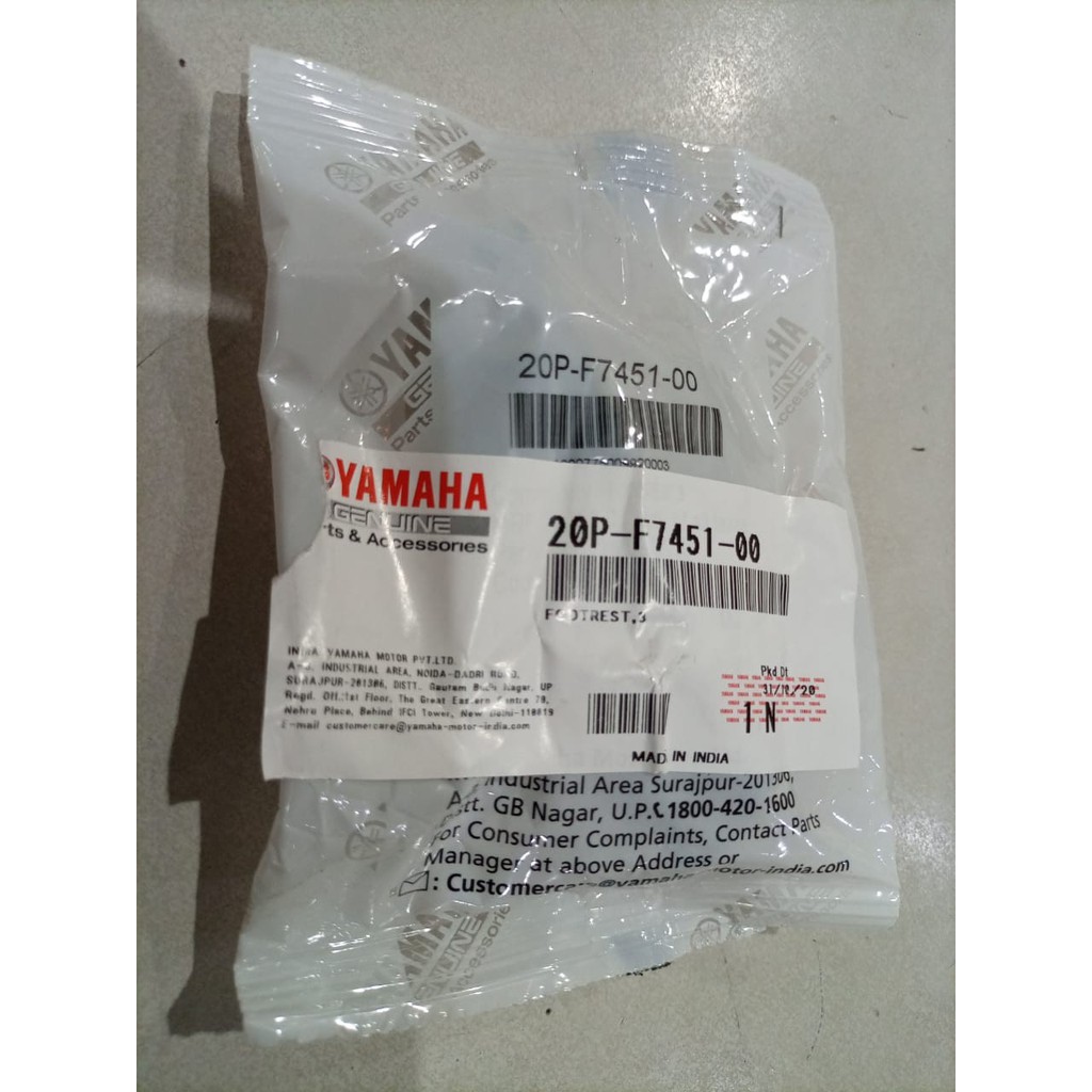 Jual FOSTEP DEPAN,BELAKANG KIRI/PIJAKAN KAKI KIRI YAMAHA R15 V2 , R15 V3, XABRE ,MT15 (20P-F7451 ...