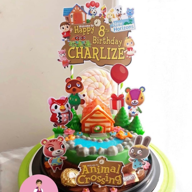 Jual Animals / Animal Crossing Topper Cake Birthday / Hiasan Kue Ulang ...