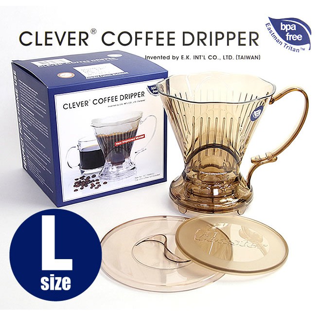 Jual Dripper Abid Clever 103 Large 2-4 Cup + 100 Filter Coffee Maker ...