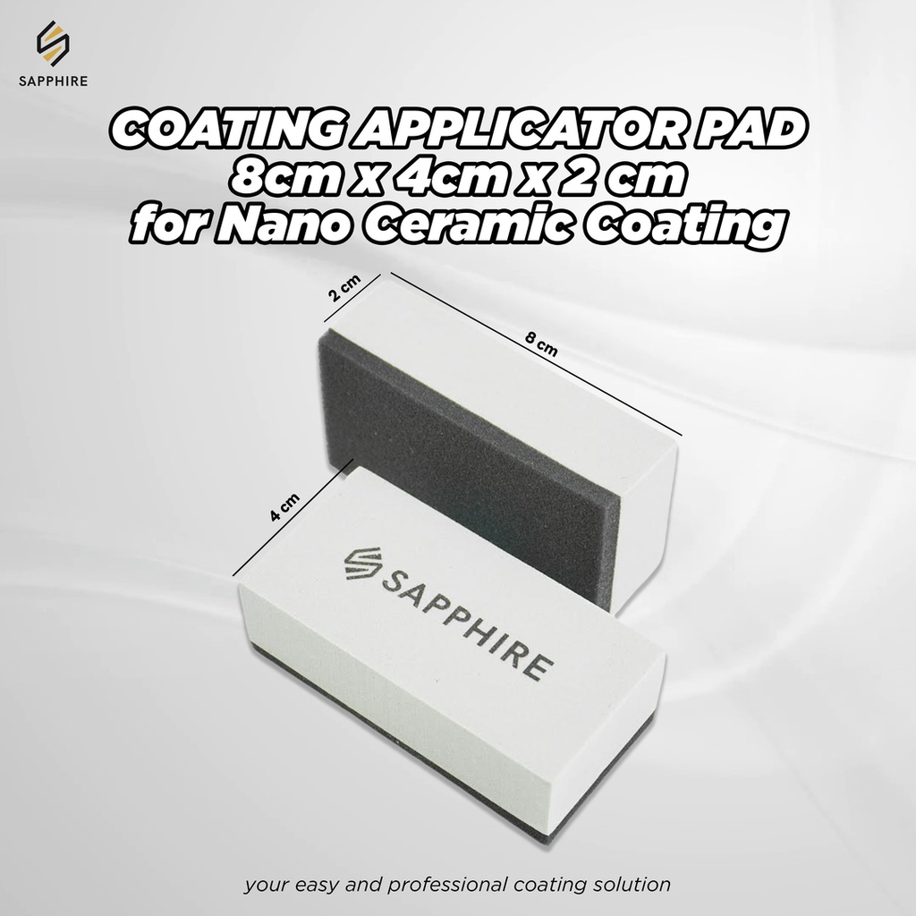 Jual Sapphire Coating Applicator Pad | Spon Block Aplikator Nano ...