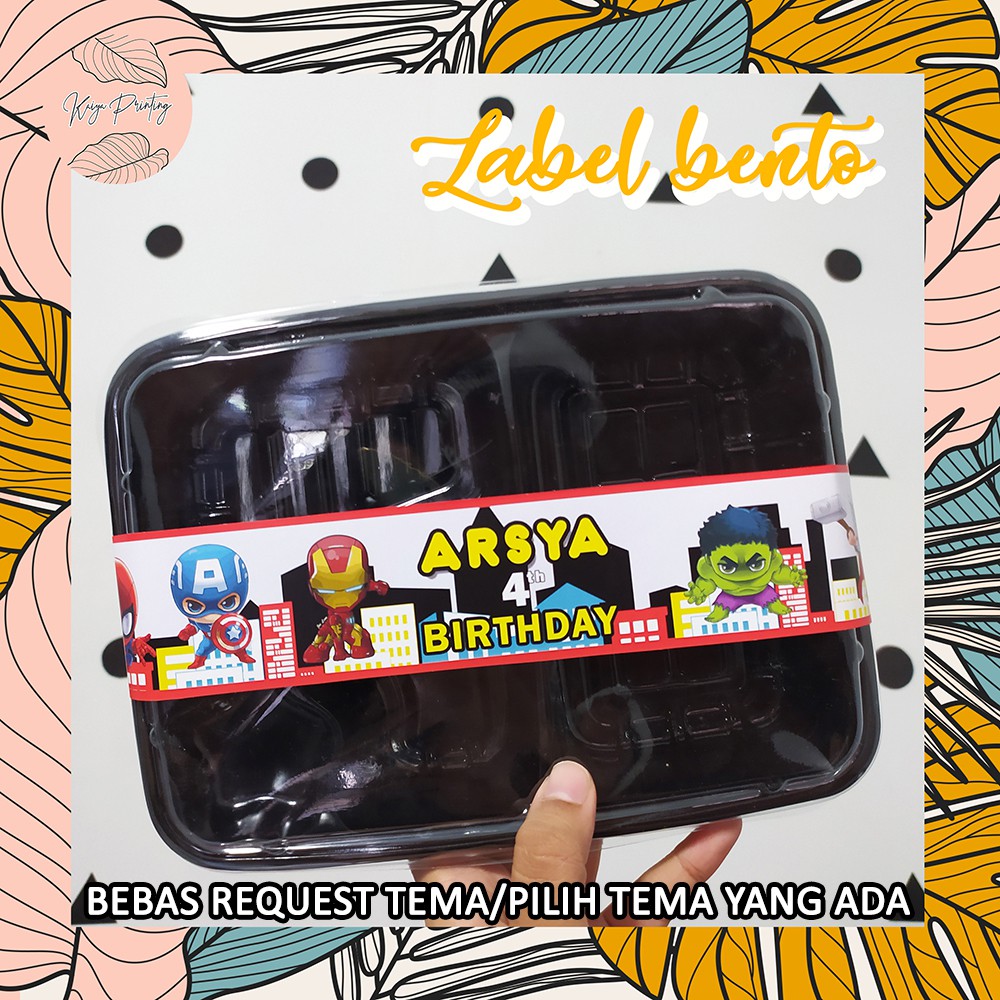 Jual Paper Belt Ulang Tahun Anak / Label Bento Ultah Custom | Shopee ...