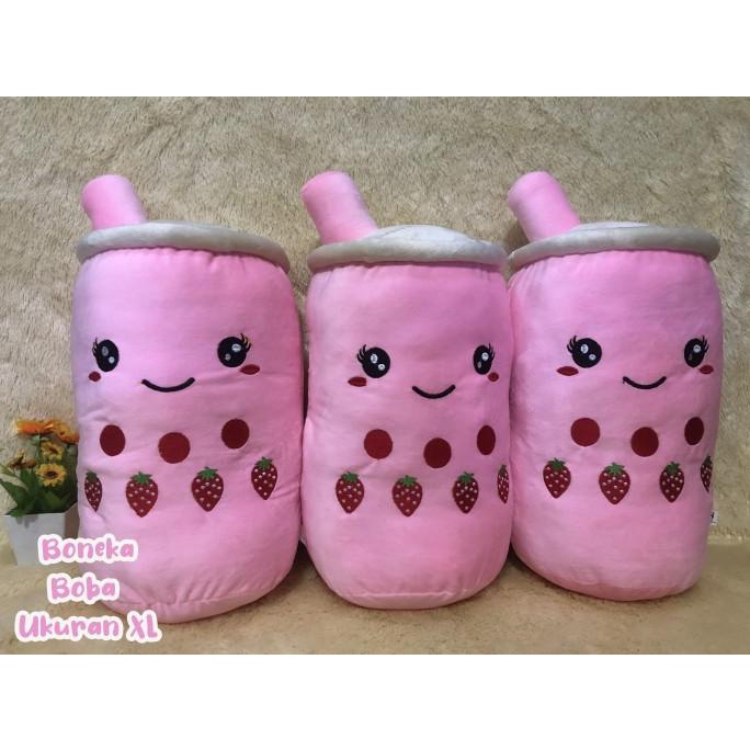 Jual Boneka Boba Strawberry Fruit Ukuran Xl Segede Galon ...