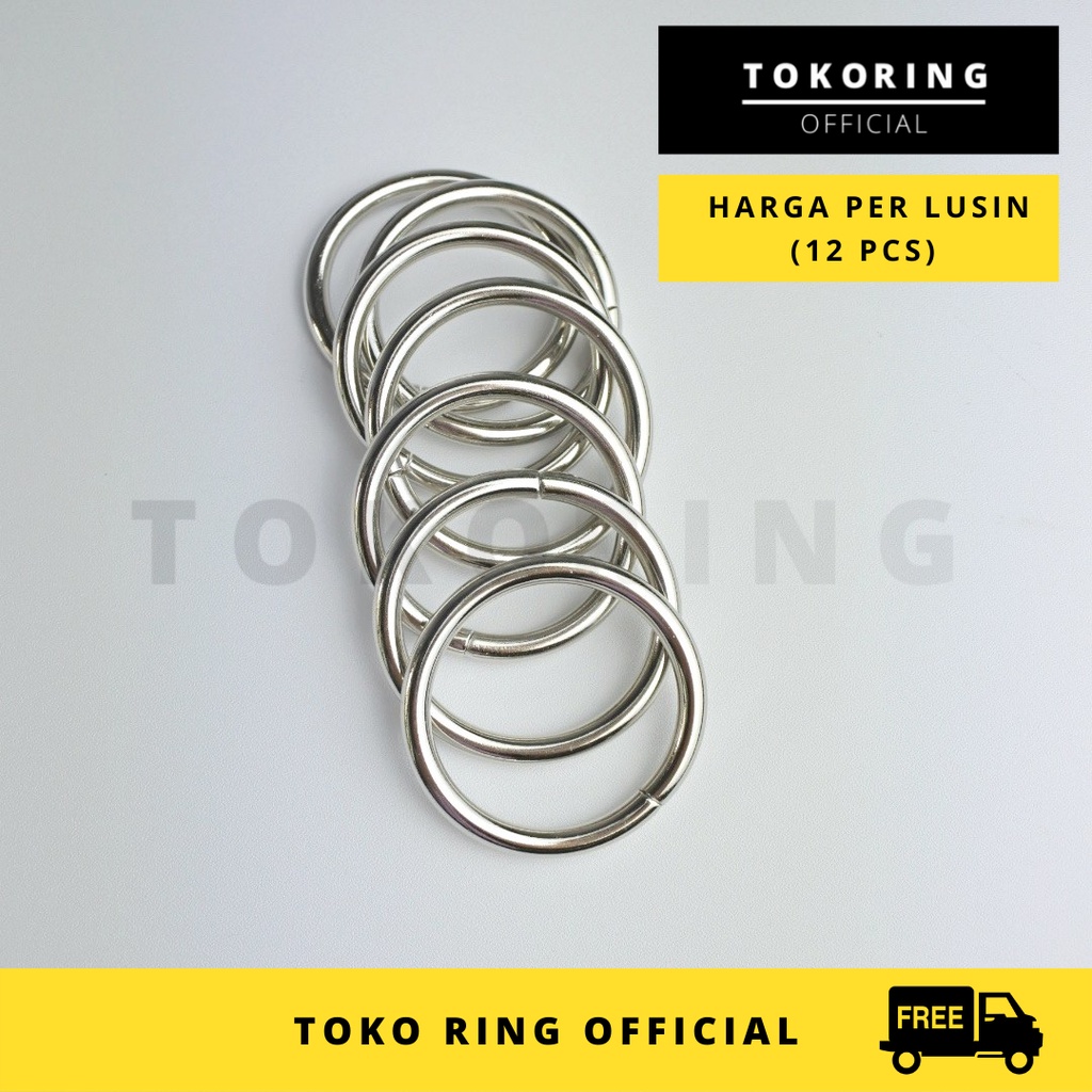 Jual Ring Bulat 4 cm tebal 4,7 mm Nikel - Toko Ring Official (Harga per ...