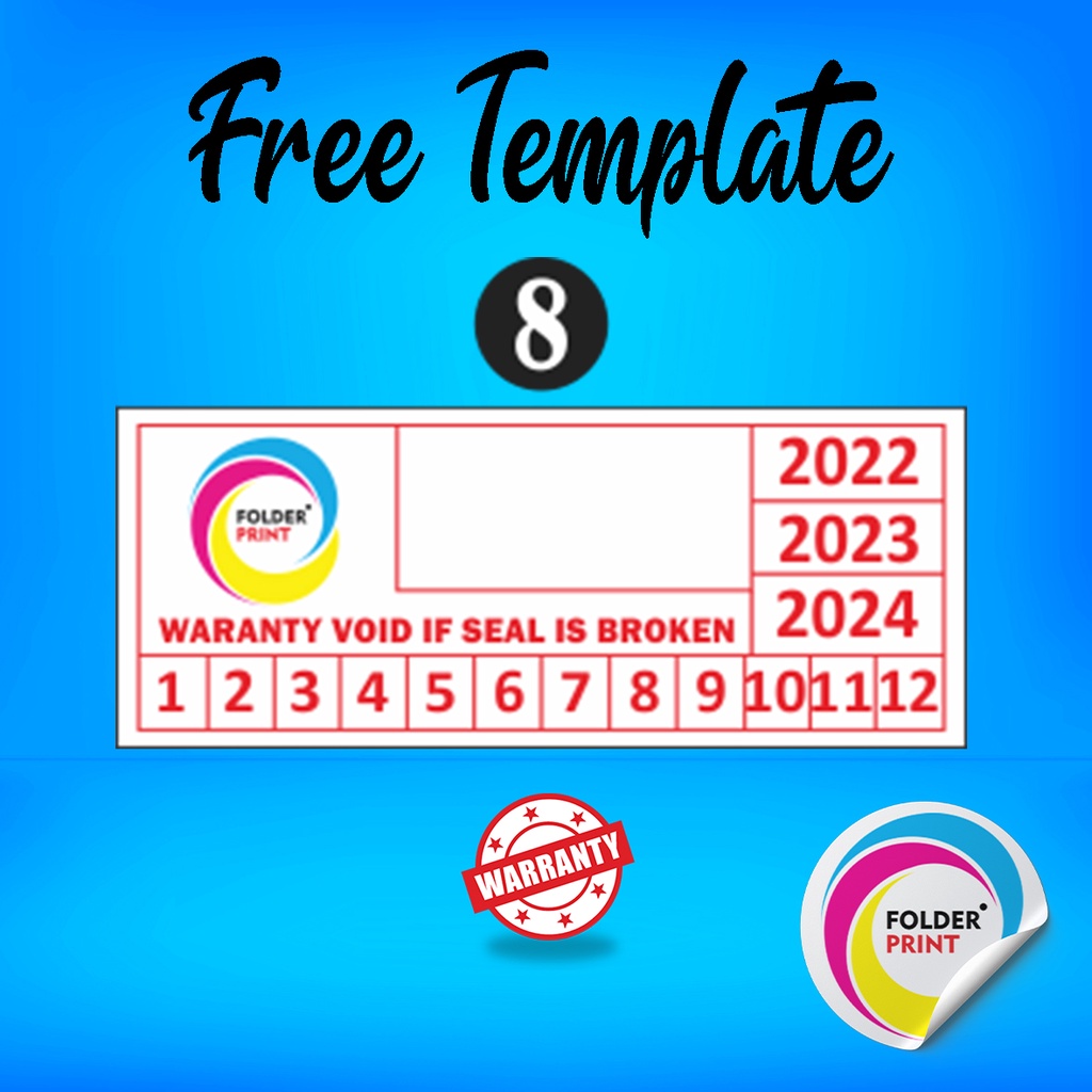 Jual Cetak Stiker Garansi Pecah Telur Label Segel Warranty Kualitas ...