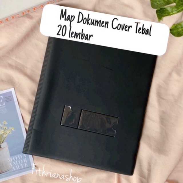 Jual Map Dokumen Cover Tebal 20 Lembar / Map Raport/ Map Kulit Plastik ...