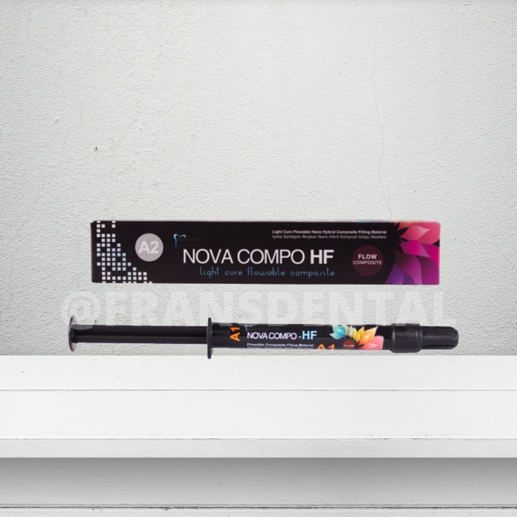 Jual Bahan Tambalan Gigi Nova Compo HF IMICRYL Dental Composite Flow - A3 | Shopee Indonesia