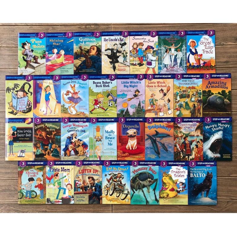 Jual Level 3 Cognitive Children Story Books Step Into Reading Level 3 (harga 4buku) | Shopee ...