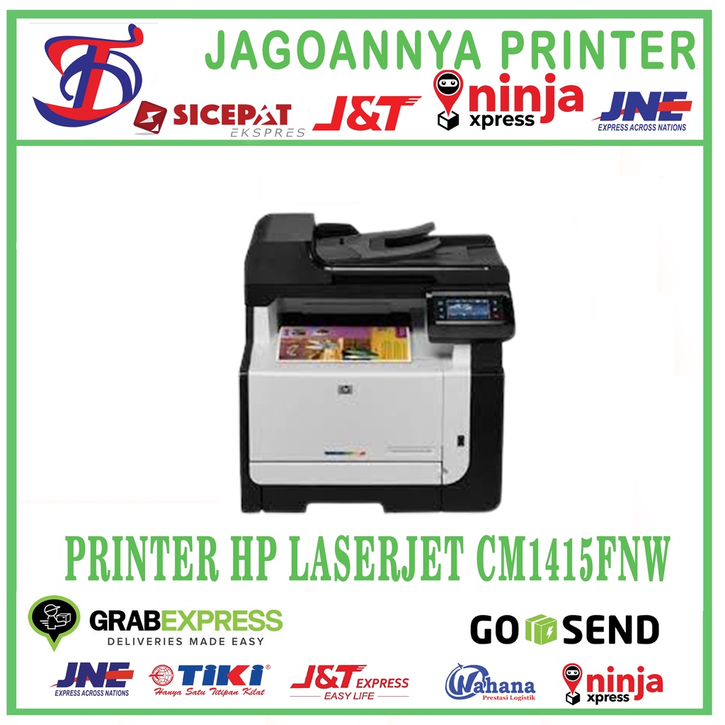Jual HP Color LaserJet Pro CM1415FNW - Wireless, adf, Scan copy ...