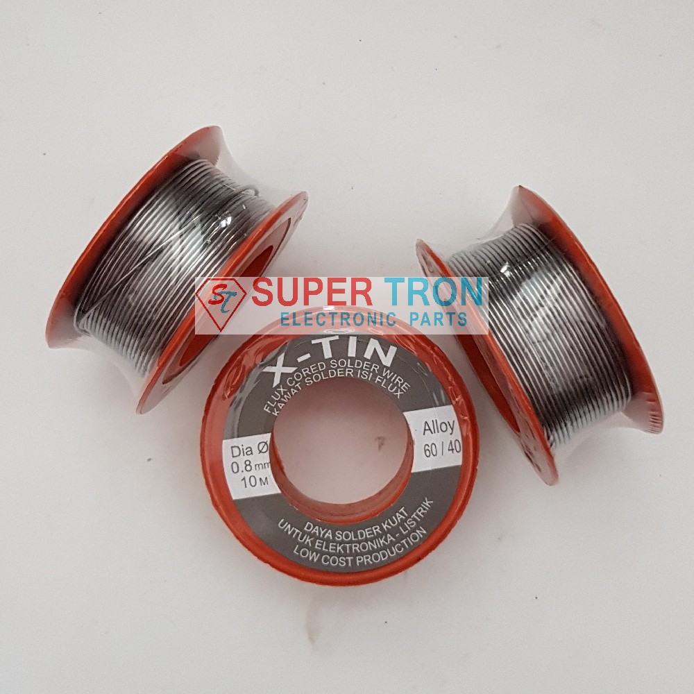 Jual Timah Solder X-TIN KECIL 0,8mm 60/40 | Shopee Indonesia