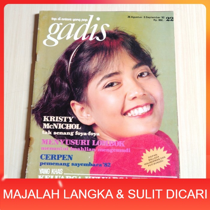 Jual Majalah GADIS No.22 Agu 1982 MELLY Langka | Shopee Indonesia