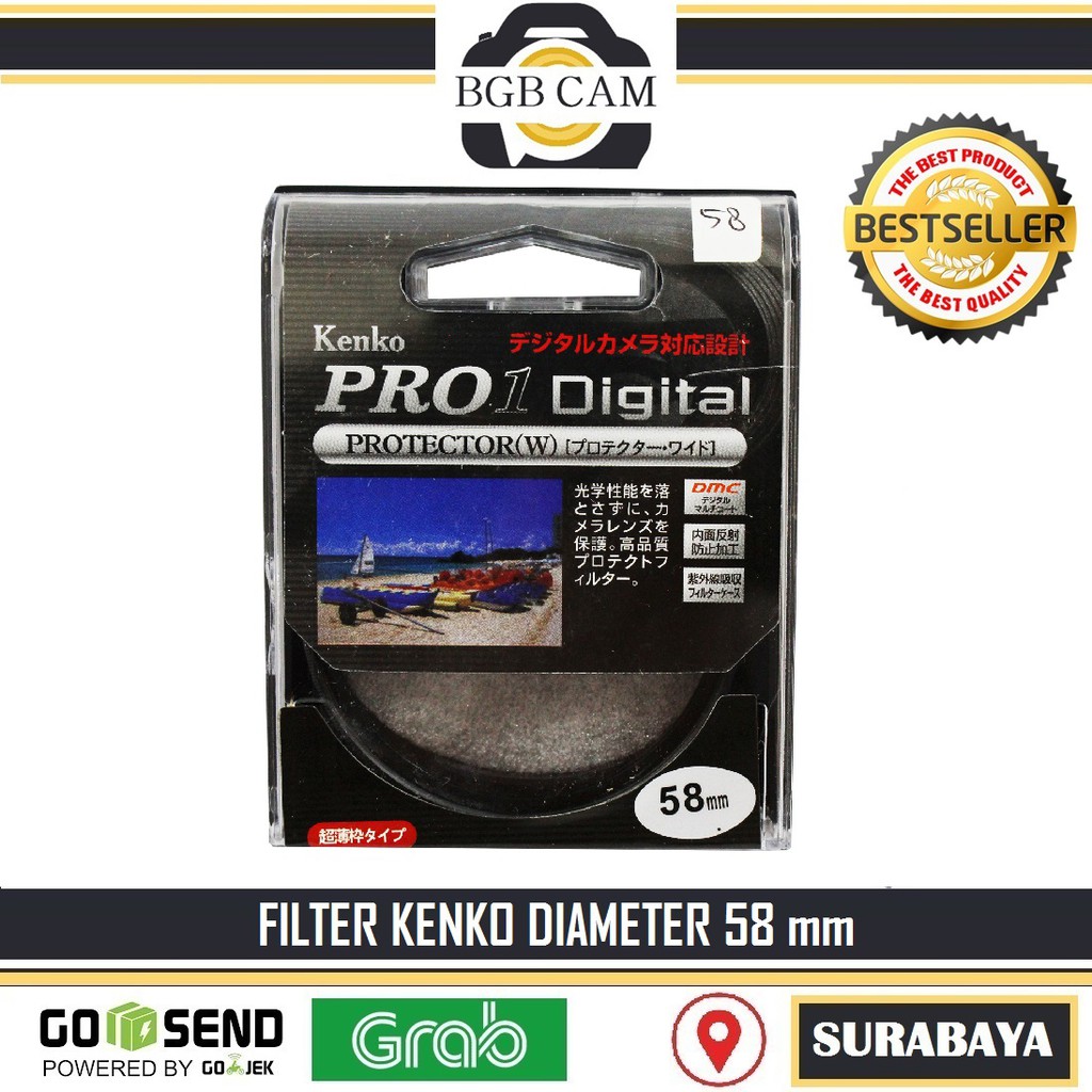 Jual Filter 58 mm Kenko UV Protect / 58mm lensa 18-55 | Shopee Indonesia