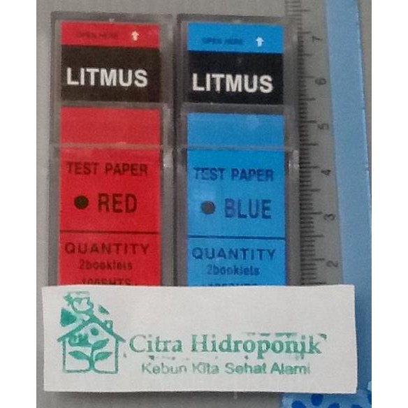 Jual Kertas Litmus Lakmus/ Lakmus Merah dan Biru | Shopee Indonesia