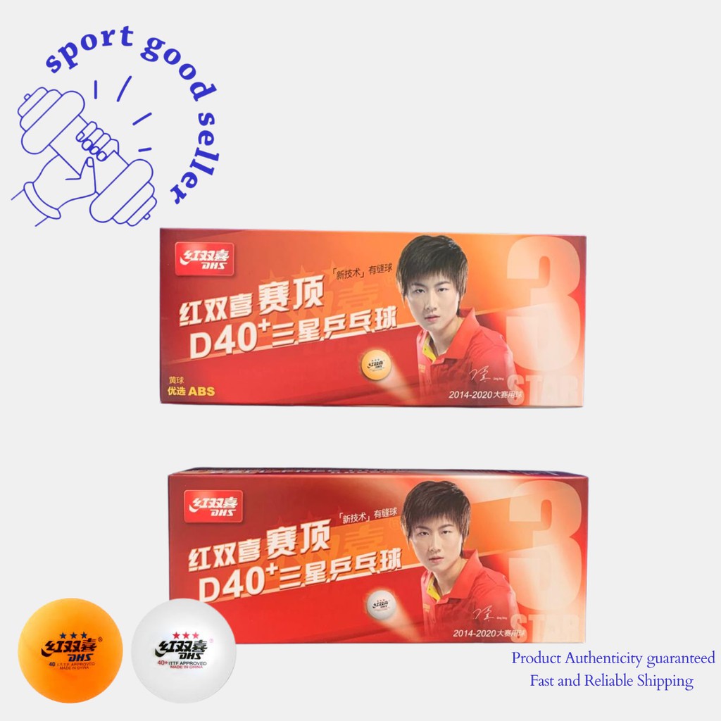 Jual DHS BINTANG 3 ISI 10 BOLA PINGPONG TENIS MEJA | Shopee Indonesia