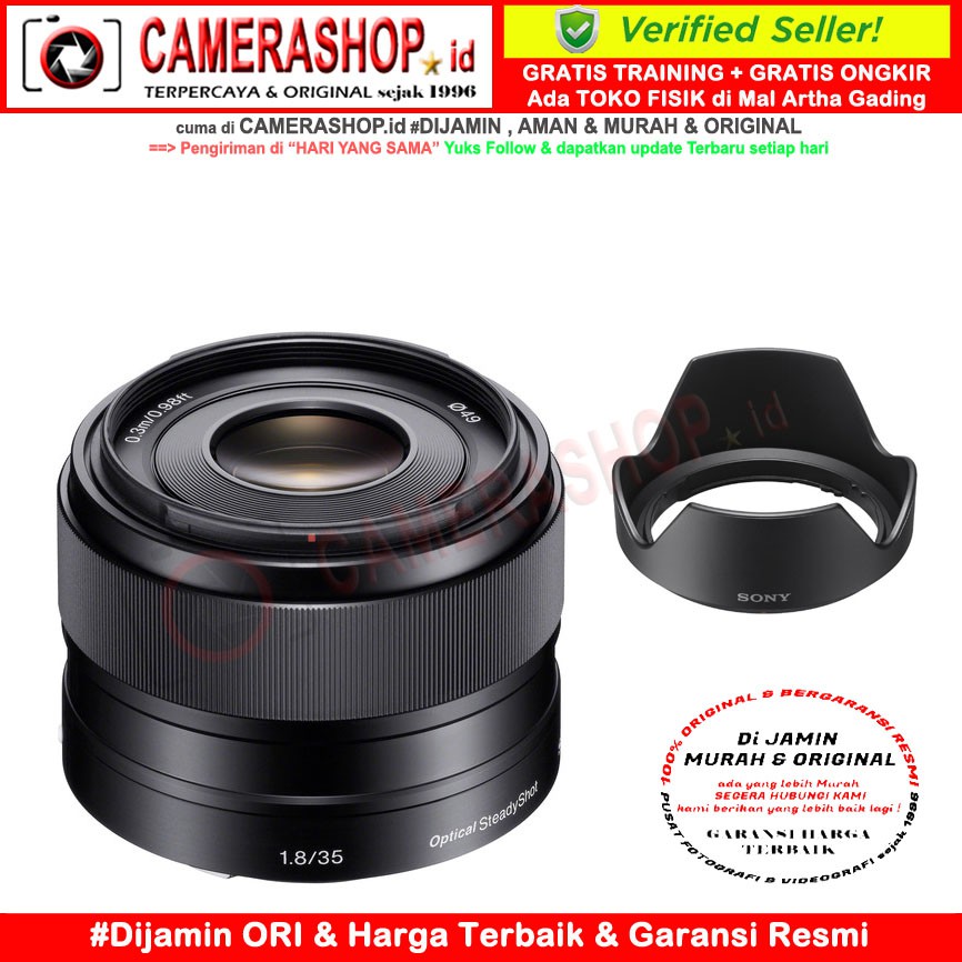 Jual Sony SEL35F18 E 35mm F1.8 OSS | Shopee Indonesia