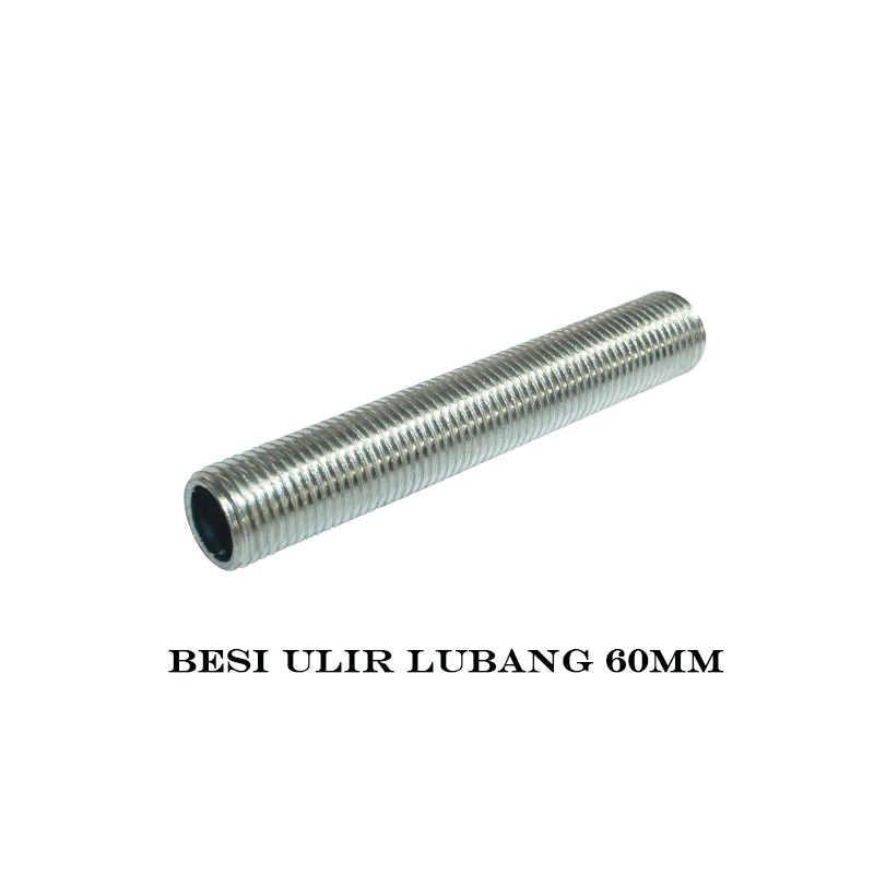Jual EELIC BEU-M10X1X60MM BESI ULIR BESI DRAT ULIR LUBANG DENGAN ...