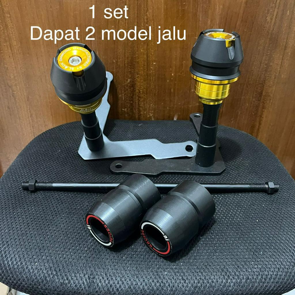Jual PENJAGA FAIRING NINJA 250SL FRAME SLIDER NINJA 250SL PENJAGA BODY ...