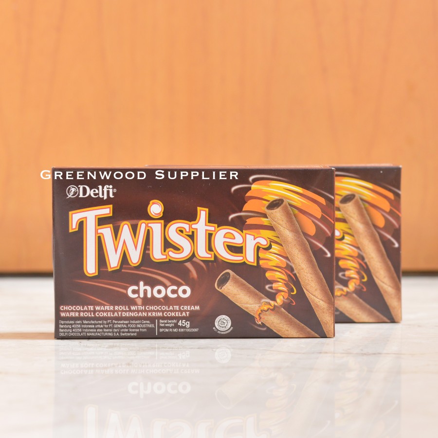 Jual Delfi Twister Choco 35G - Box | Shopee Indonesia
