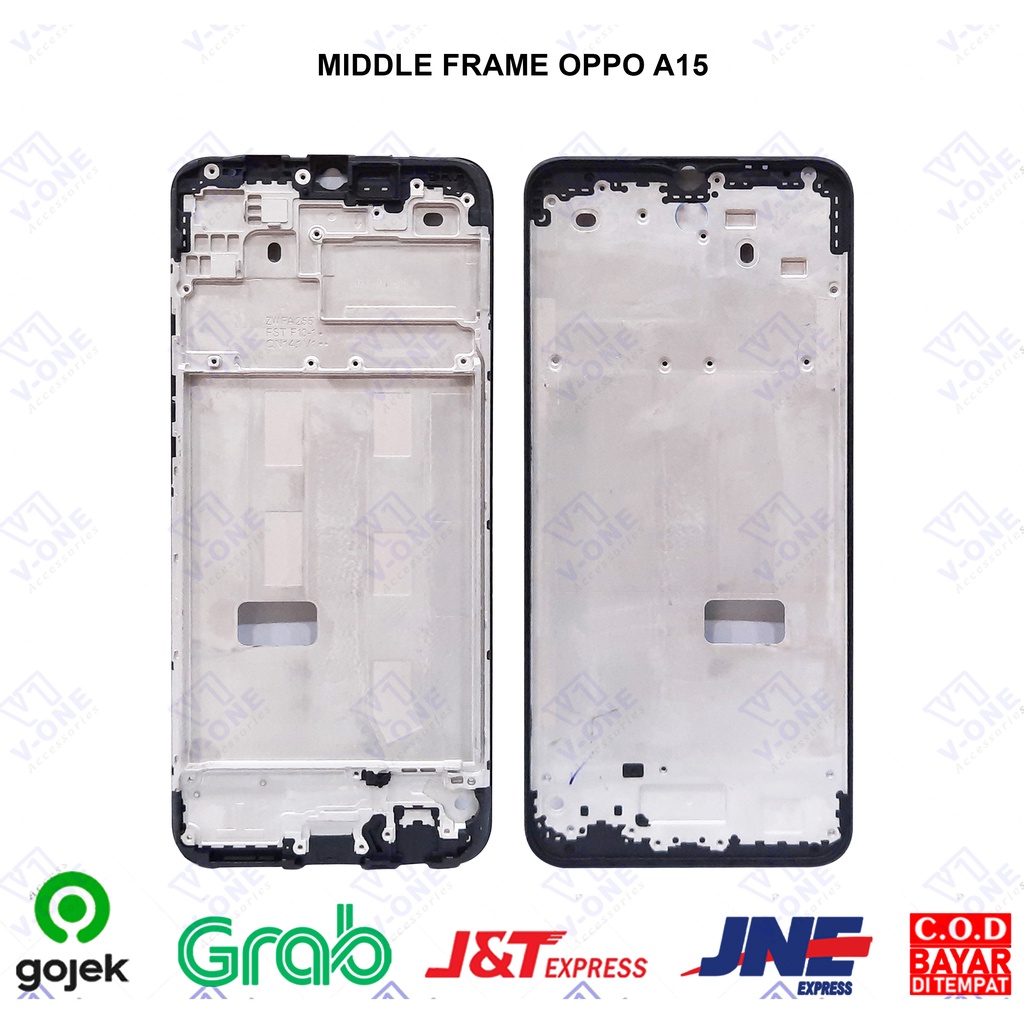 Jual TULANG TENGAH MIDDLE FRAME DUDUKAN LCD OPPO A15/A15E/A15S/A16E/A16K | Shopee Indonesia