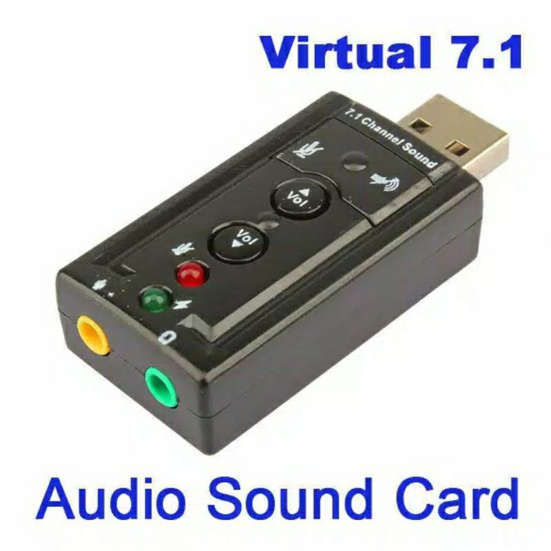 Jual USB Sound Card Untuk Pengganti Soundcard di Laptop atau Komputer ...