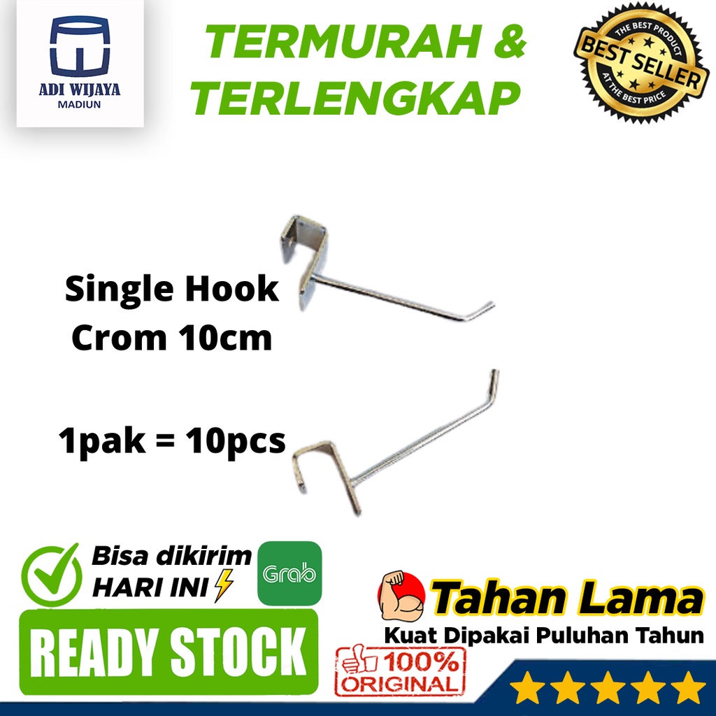 Jual Cantolan Pipa Kotak Hook Crom 10cm | Shopee Indonesia