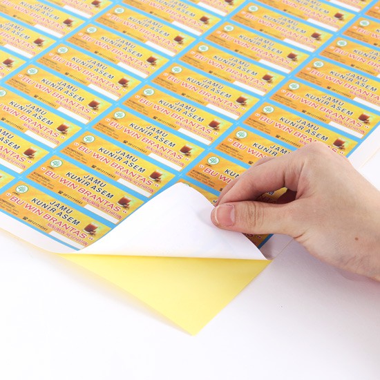 Jual Cetak Stiker Label Bontax A3+ stiker CHROME | Shopee Indonesia