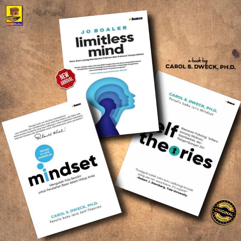 Jual Limitless Mind / Mindset / Self Theories - Jo Boaler / Carol S Dweck | Shopee Indonesia