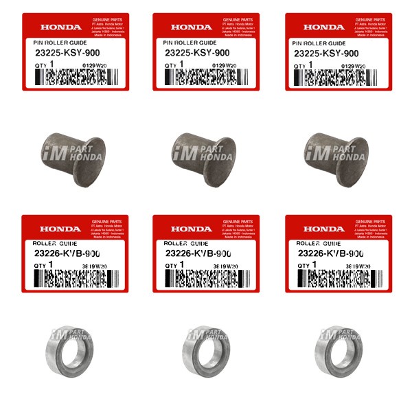 Jual 23225-KSY-900 23226-KVB-900 Pin & Roller Guide Beat Spacy Scoopy ...