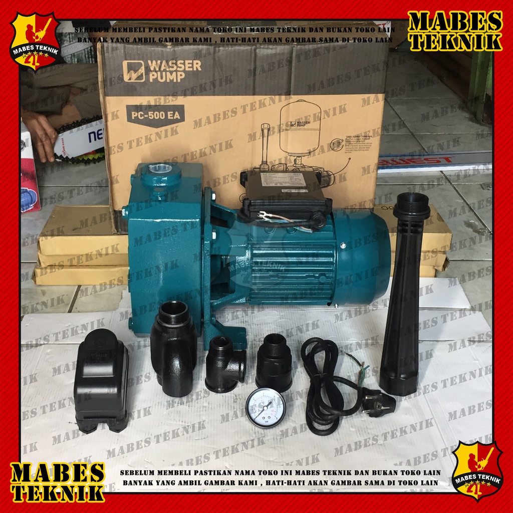 Jual WASSER JET PUMP - PC 500 EA / PC 500EA / PC500 EA - POMPA AIR SUMUR DALAM - ORIGINAL ...