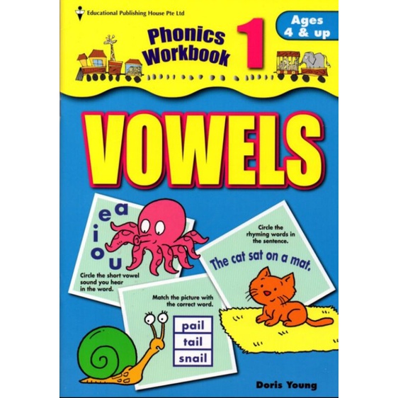 Jual Phonics Workbook Vowels / Consonants / Blends | Shopee Indonesia