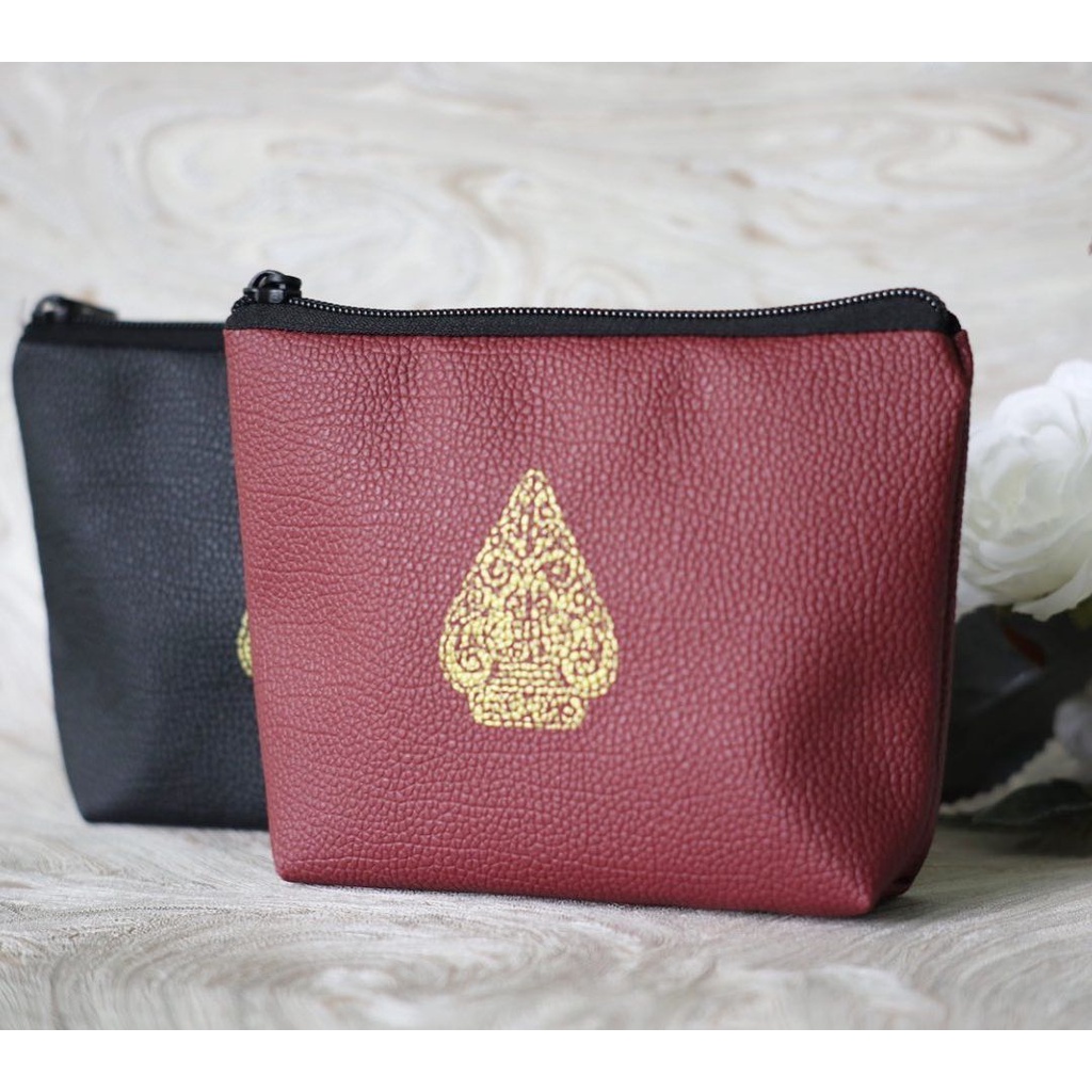 Jual Souvenir pouch sablon dompet kulit vynil custom warna & sablon ...