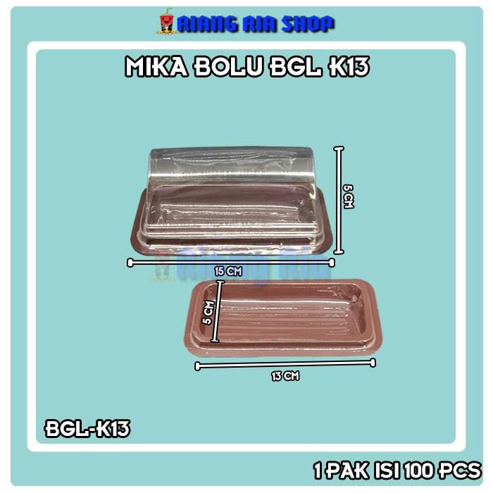 Jual MIKA BOLU GULUNG BGL - TRAY ROLL CAKE KEMASAN KUE MINI @100 PCS ...
