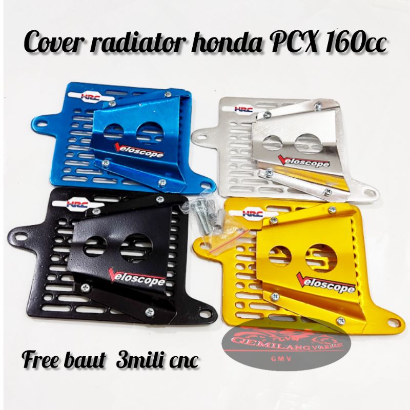Jual Cover Radiator Variasi CNC 3Mili 2Tone Honda PCX New 160 2020 ...