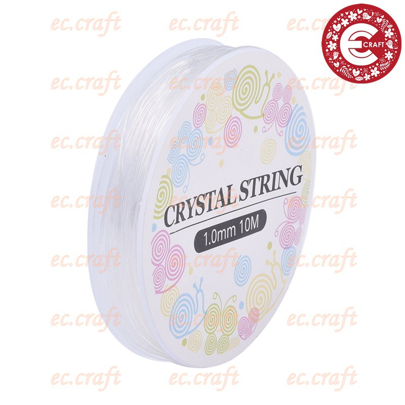 Jual 1 ROLL SENAR KARET CRYSTAL TEC/CRYSTAL STRING KOREA 0.5/0.6/0.7/0. ...