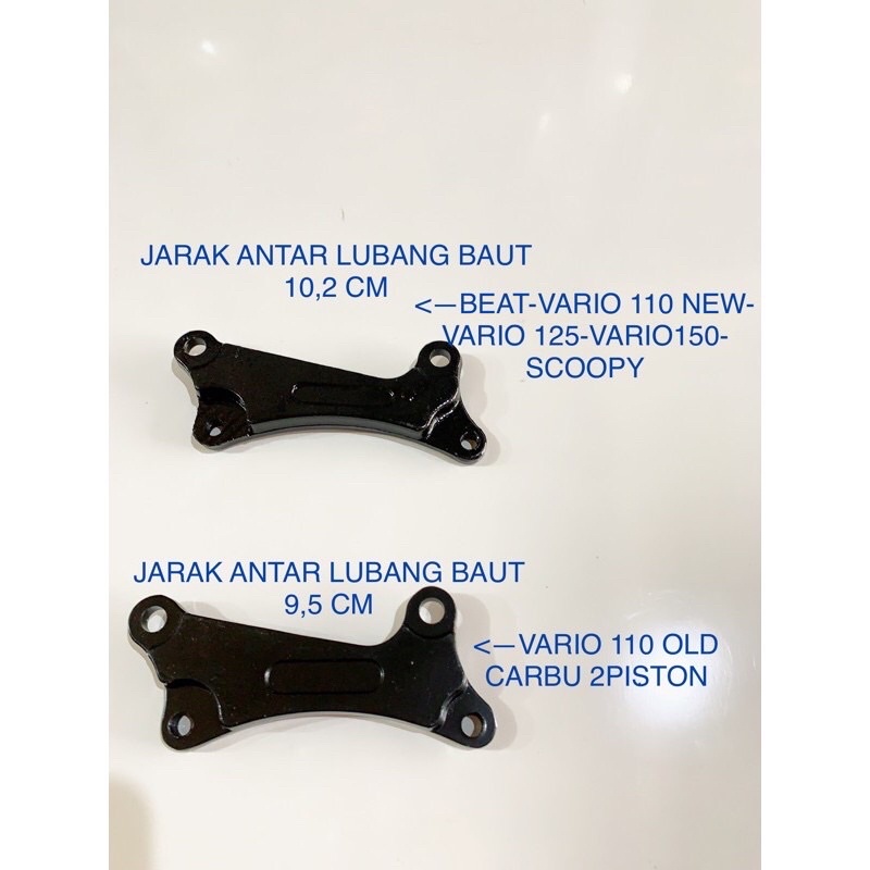 Jual BREKET CAKRAM 260mm VARIO SCOOPY GENIO SPACY BEAT PLAT BREKET ...