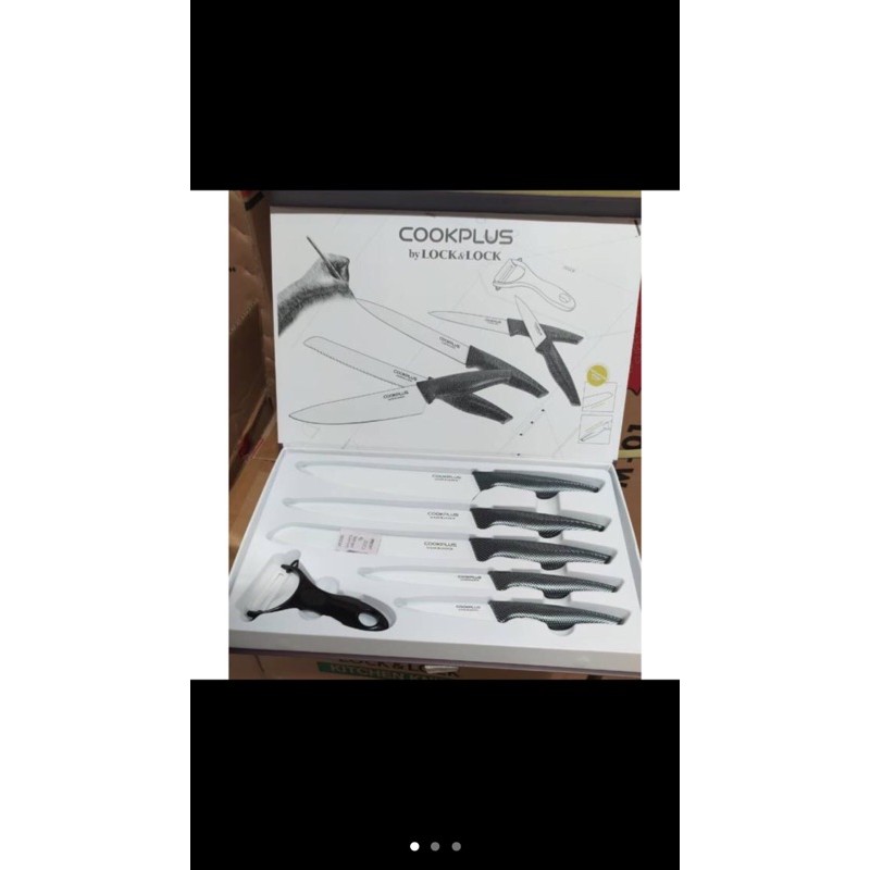Jual Lock n Lock Knife Set White | Shopee Indonesia