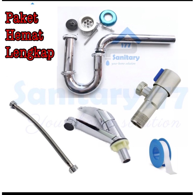 Jual paket komplit westafel set paket hemat lengkap westafel siphon ...