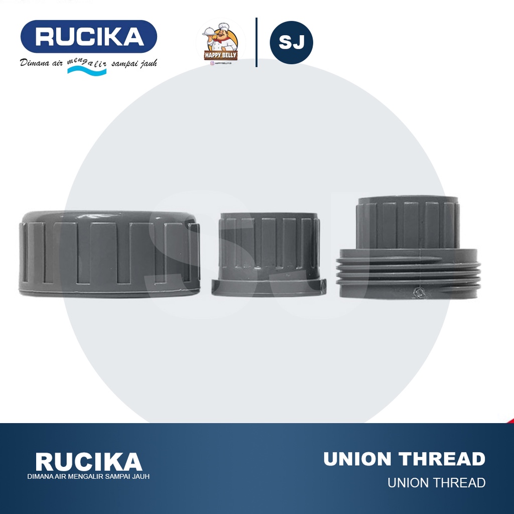 Jual Water Mur Moor Drat 3/4" Union Thread AW 3/4 Inch PVC Rucika ...