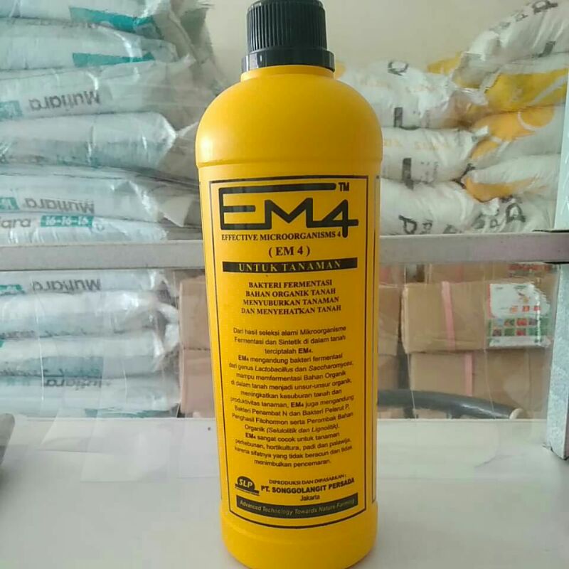 Jual EFFECTIVE MICROORGANISMS 4 , EM4 Tanaman @ 1LITER | Shopee Indonesia