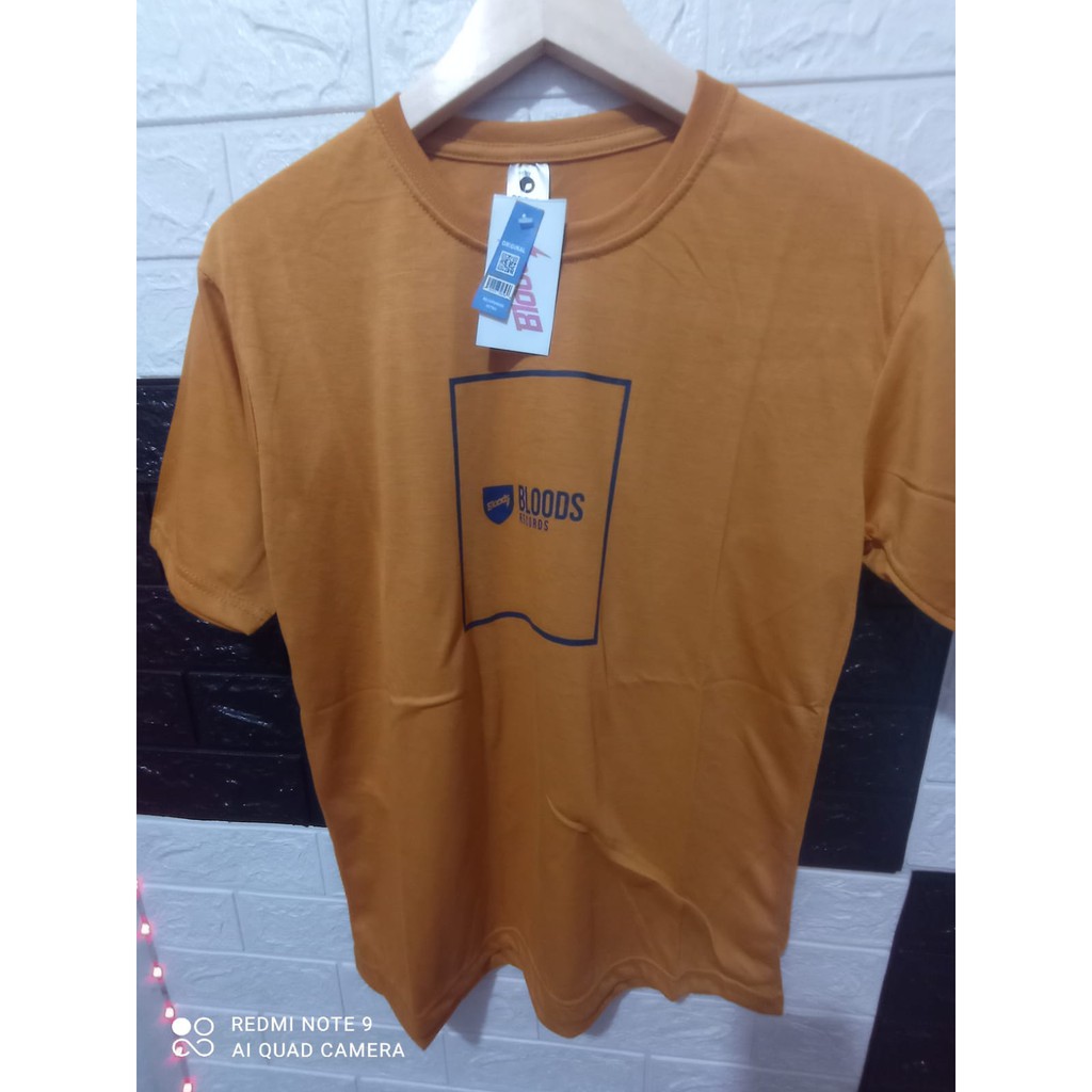 Jual KAOS DISTRO POLOS WARNA KUNING | Shopee Indonesia